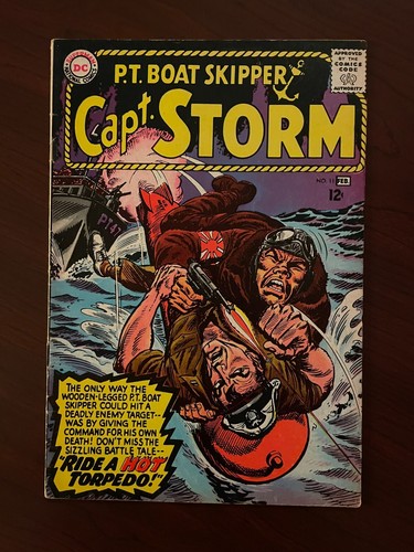 Capt. Storm #11 (DC 1966) P.T. Boat Skipper Silver Age War Comic 5.0 VG ...