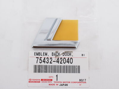 Genuine OEM Toyota 75432-42040 "L" Rear Badge Emblem Nameplate 2004 ...