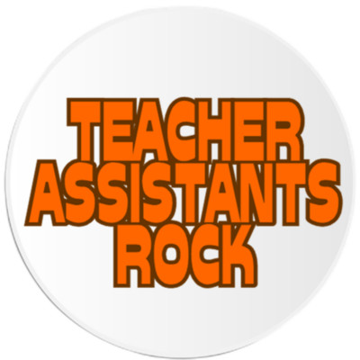 Teacher Assistants Rock - 100 Pack Circle Stickers 3" x 3" | eBay
