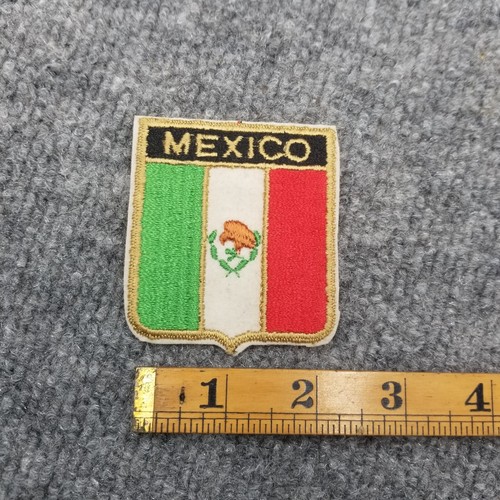 Mexico Flag Patch Souvenir Travel Embroidered Vintage G8 | eBay