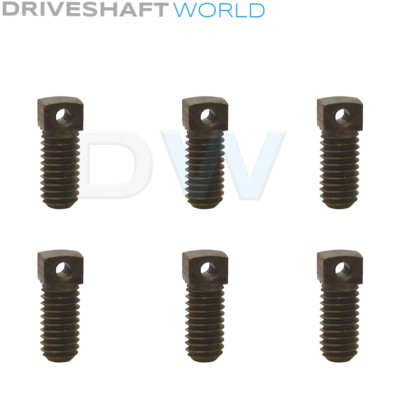 Set of Six 449-D Power Take Off (PTO) Yoke Set Screw 0.750" Length 0. ...