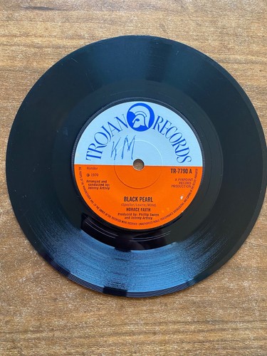Horace Faith Black Pearl on the Trojan Label 7” Reggae in VG Condition ...
