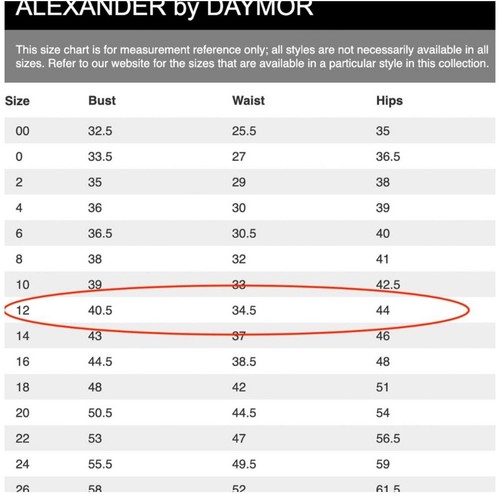 Alexander By Daymor Asymmetric Neckline Open Back Evening Gown Size 12 ...