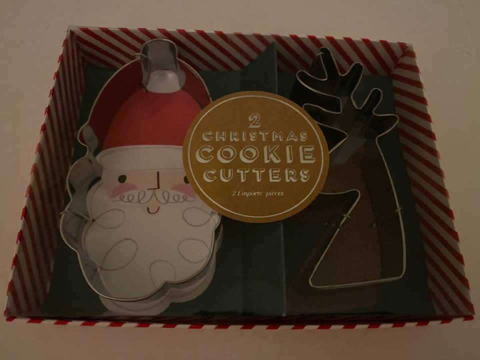 Meri Meri Santa And Reindeer Cookie Cutter Christmas Set 2 NIB | eBay