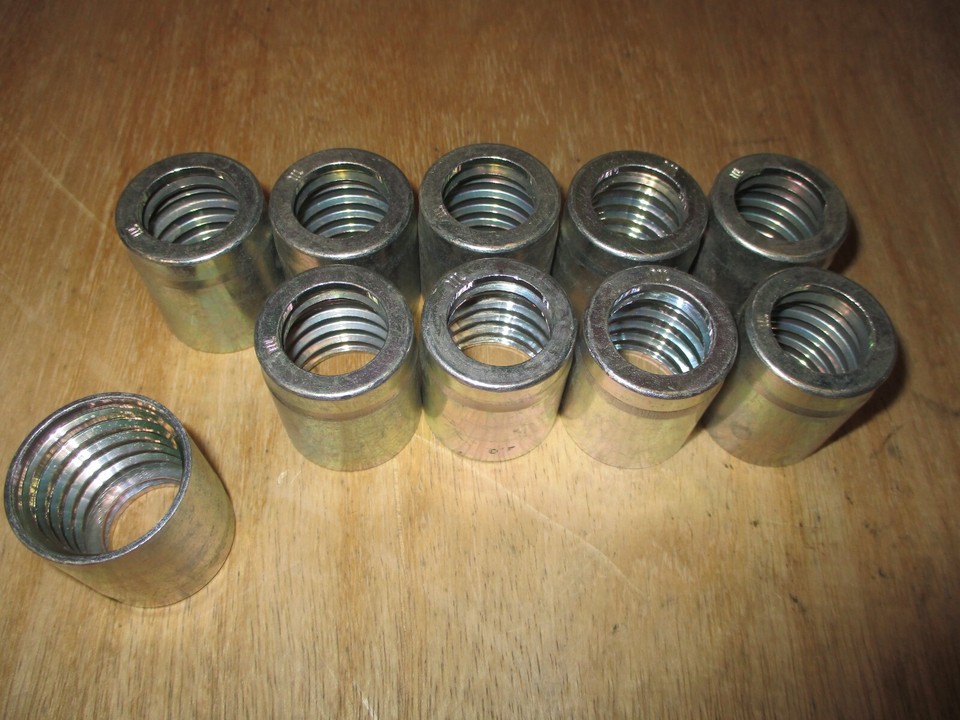 10 PACK MANULI HYDRAULIC HOSE FITTINGS 2 PIECE FERRULE 5/8" 10 PACK | eBay