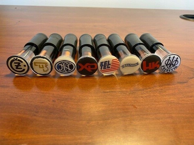 Pistol Gun Display Stand Handgun Display Rod for Safe iPac Decal 3-Pak ...