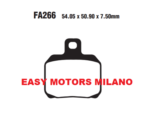 Paire Plaquette de Frein EBC Arrière FA266 Moto Guzzi Nevada Classic ...