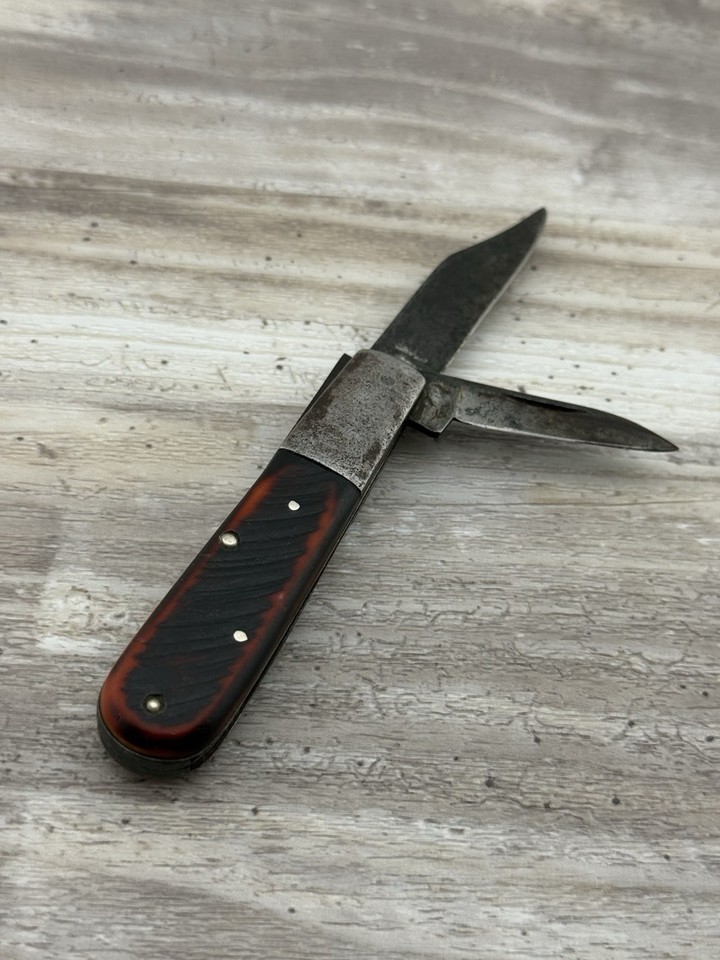 Ka-Bar 1013 USA SAWN BONE DELRIN BARLOW KNIFE 2 Blade | eBay