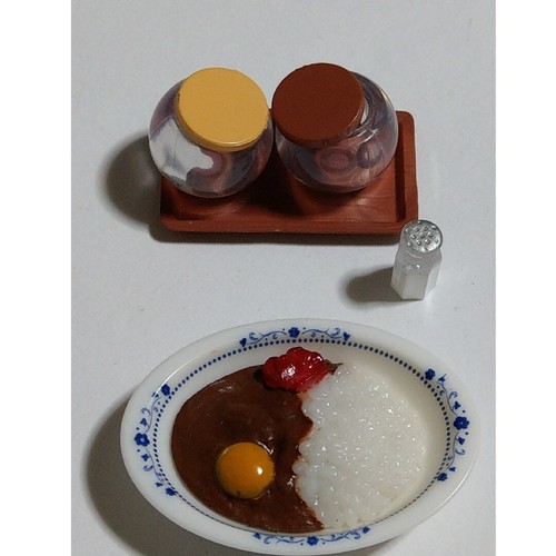 Specialty Curry Retro Cafe On The Street Corner Re-Ment Petit Sample ...