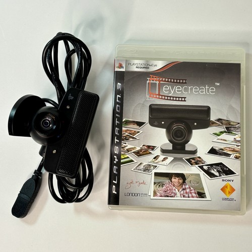 PS3 PlayStation 3 Eye Camera USB & Eyecreate Game Tested Working ...