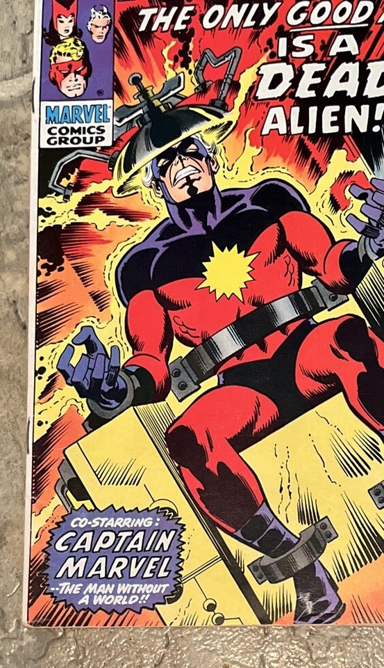 The AVENGERS #89 (1971 Marvel Comic Book) Captain Marvel Appearance | eBay