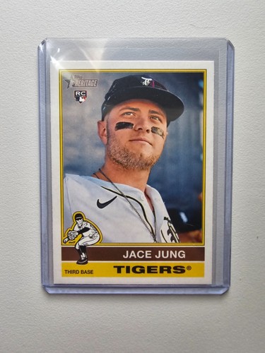 2025 topps heritage jace jung cartoon variation rc | eBay