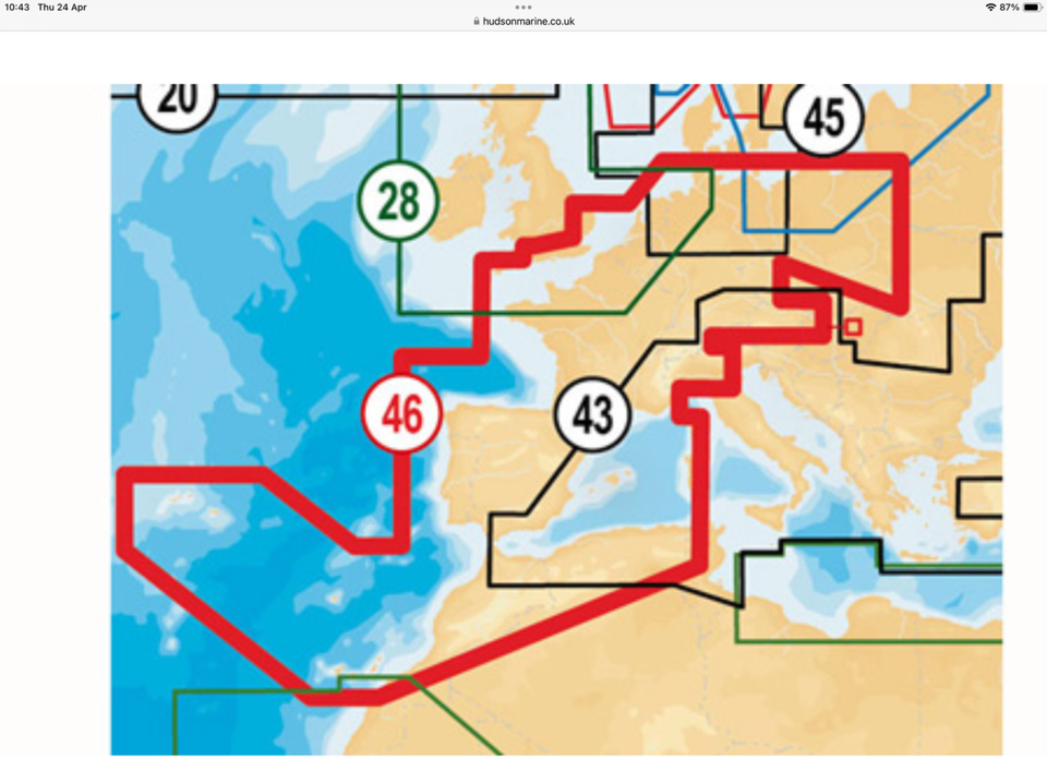 NAVIONICS GOLD SD/MSD 46XG EUROPE/MED WEST (UK TO ITALY) | eBay UK