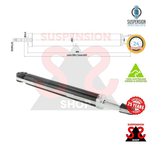 Rear Axle Shock Absorber, Shocker Suit AUDI RSQ3 RS performance 2.5 ...