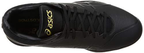 ASICS Baseball Stud Spike Shoes GOLDSTAGE SM-S 1121A060 Black x Black ...
