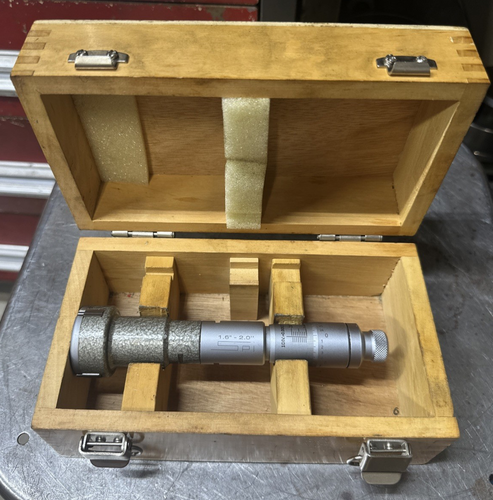 1.6 To 2” SPI Bore Micrometer Internal ID Mic Intrimik Hole Gage ...