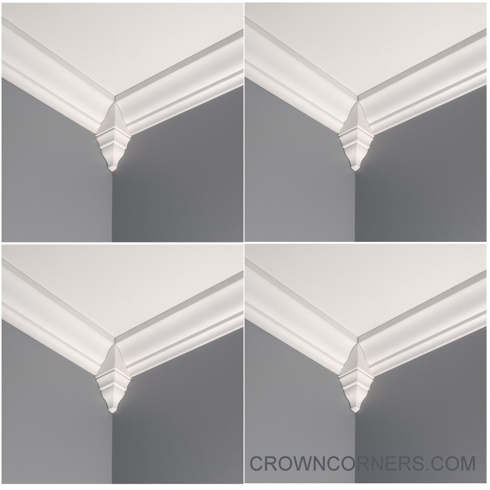 16 inside crown corner blocks CROWNCORNERS. Fits 3 5/8" molding. FREE ...