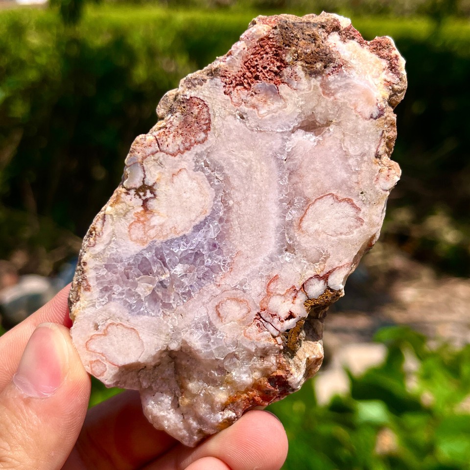 110G Natural Snowflake Cherry Blossom agate Madagascar Reiki Healing ...