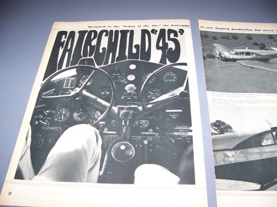 VINTAGE..FAIRCHILD 45 HISTORY..HISTORY/PHOTOS/DETAILS/ENGINE..RARE ...