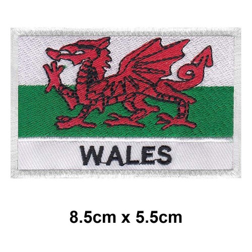Wales country flag embroidery patch iron sew on badge fashion badge biker | eBay Australia