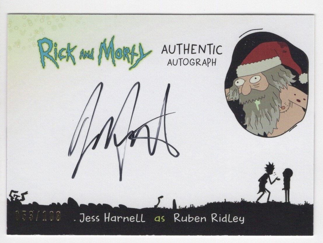 Jess Harnell as Ruben Ridley RICK AND MORTY Season 1 Autograph Card ...