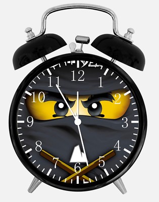 Lego Ninjago Ninja Alarm Desk Clock 3.75" Home or Office Decor Z20 Nice ...
