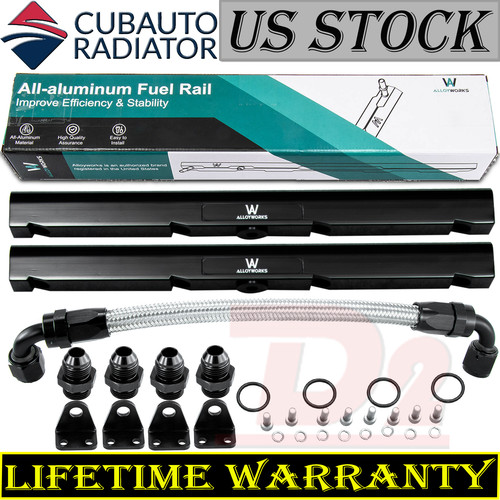 8 AN Billet Aluminum Fuel Rail Kits For LS LS1 LS6 Intake Manifold | eBay