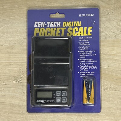Cen-Tech Digital Pocket Scale New In Packaging Item 93543 | eBay