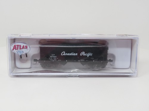 Atlas N 50006123 Canadian Pacific CP Rail 2-Bay Offset Hopper Freight ...