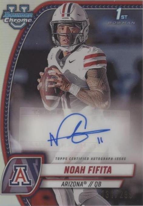 2024 Bowman University Chrome - Chrome Prospect Autographs Noah Fifita ...