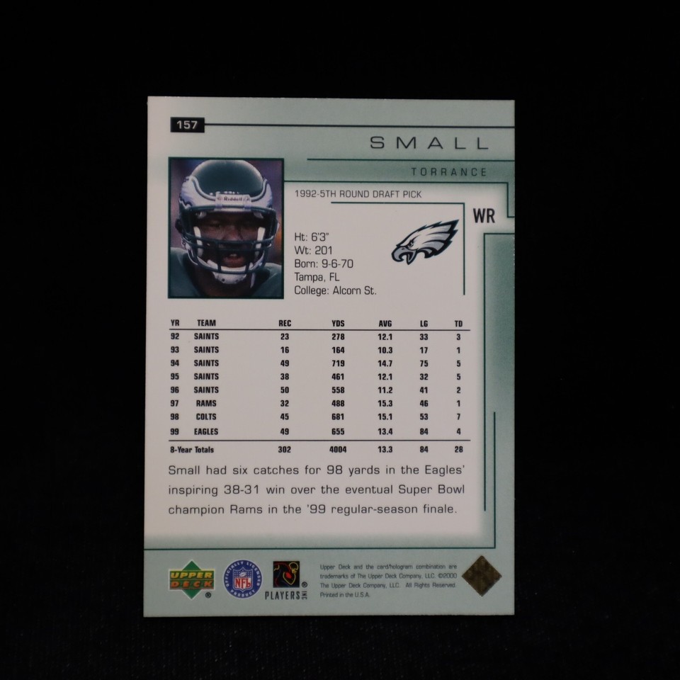 2000 Torrance Small Philadelphia Eagles Upper Deck #157 | eBay