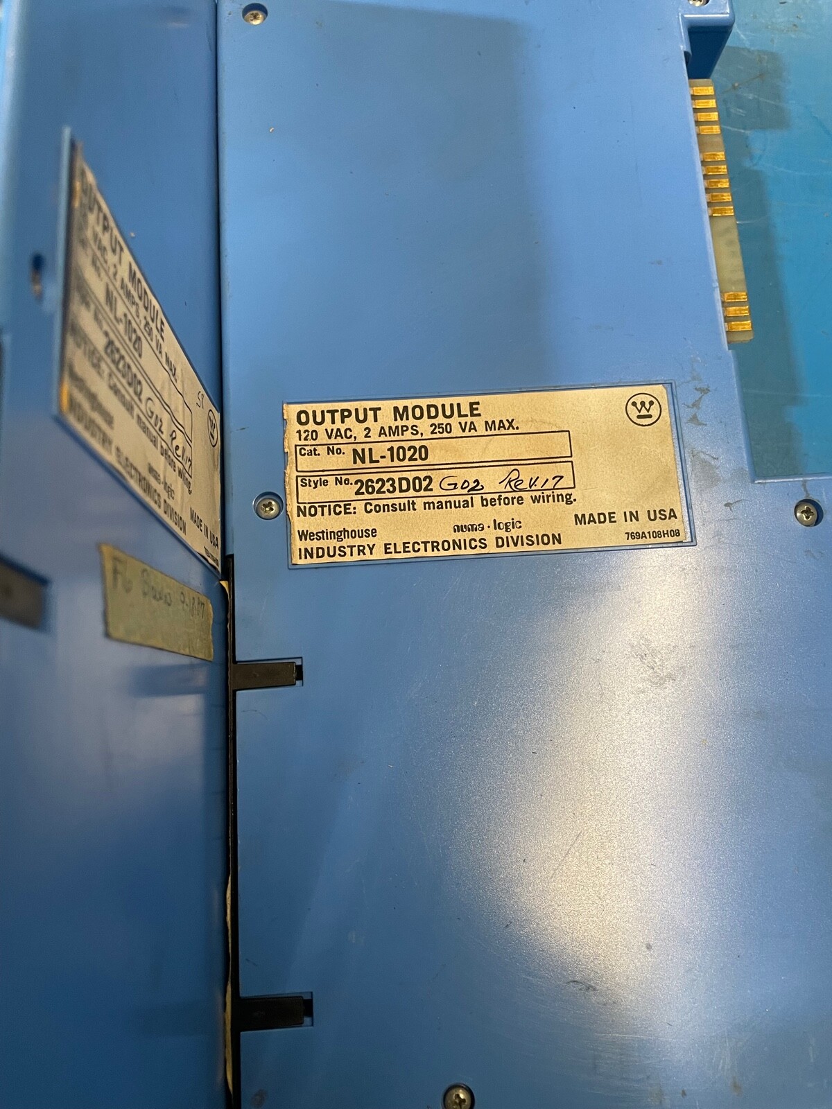 NL1020 Westinghouse (lot of 4) Output Module 2623D02G02 | eBay