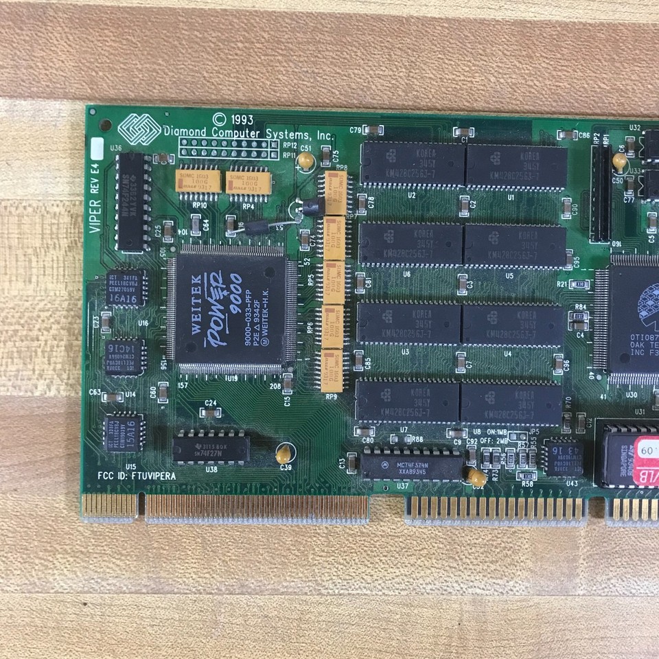 VTG Diamond Viper VLB VESA Local Bus Weitek 9000 VGA Graphics ...