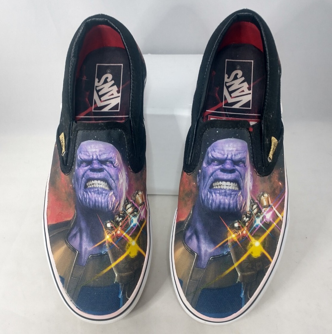 Vans Marvel Avengers Infinity War Thanos Slip On Snea… - Gem