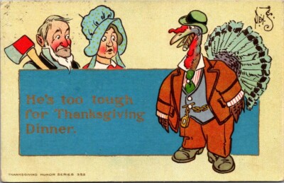 Thanksgiving Postcard - Signed - Thanksgiving Humor Series | eBay