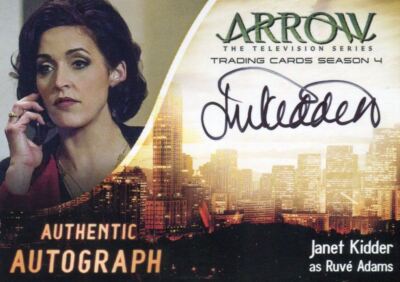 Arrow Season 4 Janet Kidder as Ruve Adams Autograph Card JK | eBay