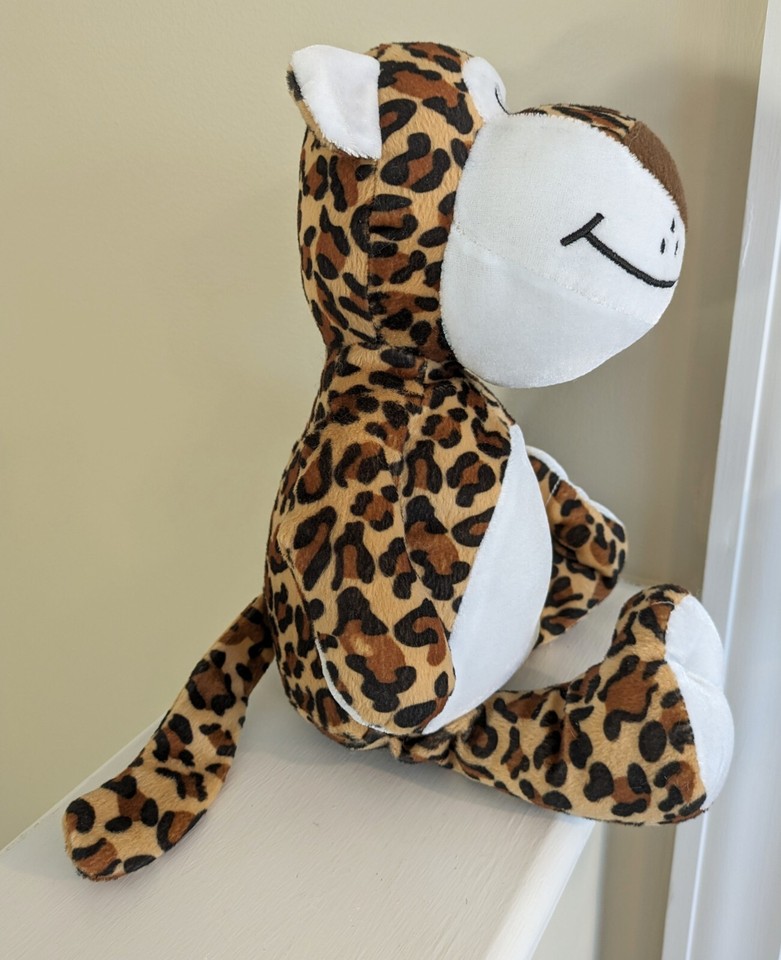 Fiesta Leopard Plush 15” Brown Jungle Stuffed Animal Toy Spotted Plush ...