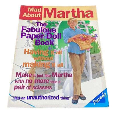 Mad About Martha Stewart The Fabulous Paper Doll Book | eBay