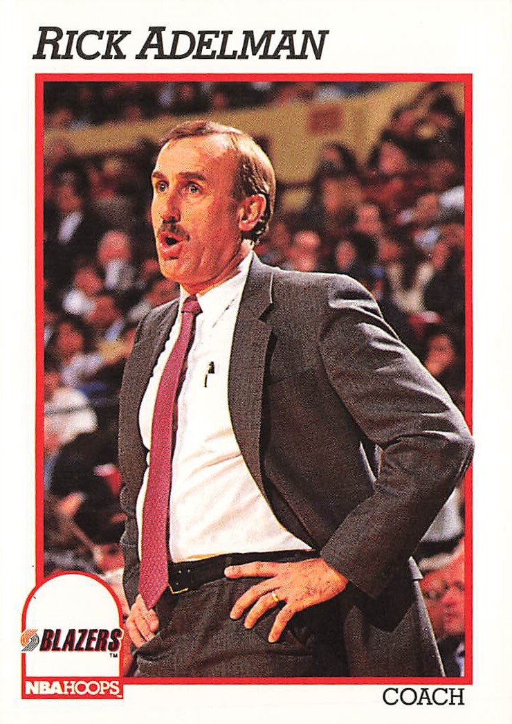 1991 Hoops #242 Rick Adelman Portland Trail Blazers | eBay
