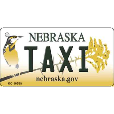 Taxi Nebraska State License Plate Tag Novelty Key Chain KC-10598 | eBay