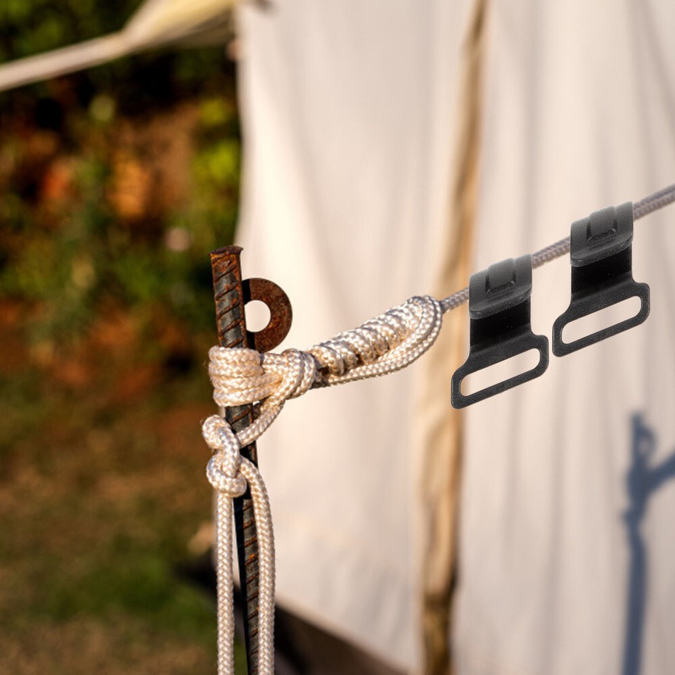 10 Pcs Tent Hook Multi-purpose Plastic Utility Camping Rope Hanging ...