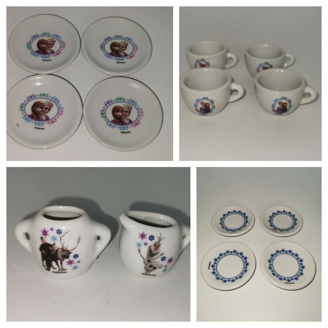 Disney Frozen Tea Set Tea Set Play Little Girls Porcelain Disney