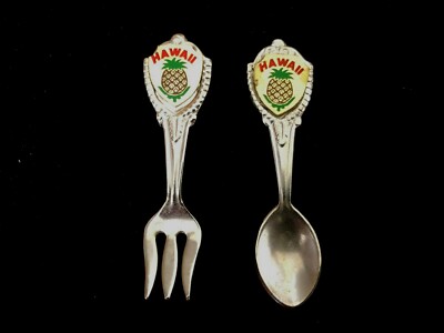 Souvenir Collector Fork & Spoon Hawaii Mini Size | eBay