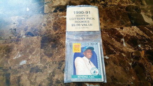 VTG RARE NBA Hoops 1990 lottery Picks/Rookies 11 Cards pack NEW NEVER ...
