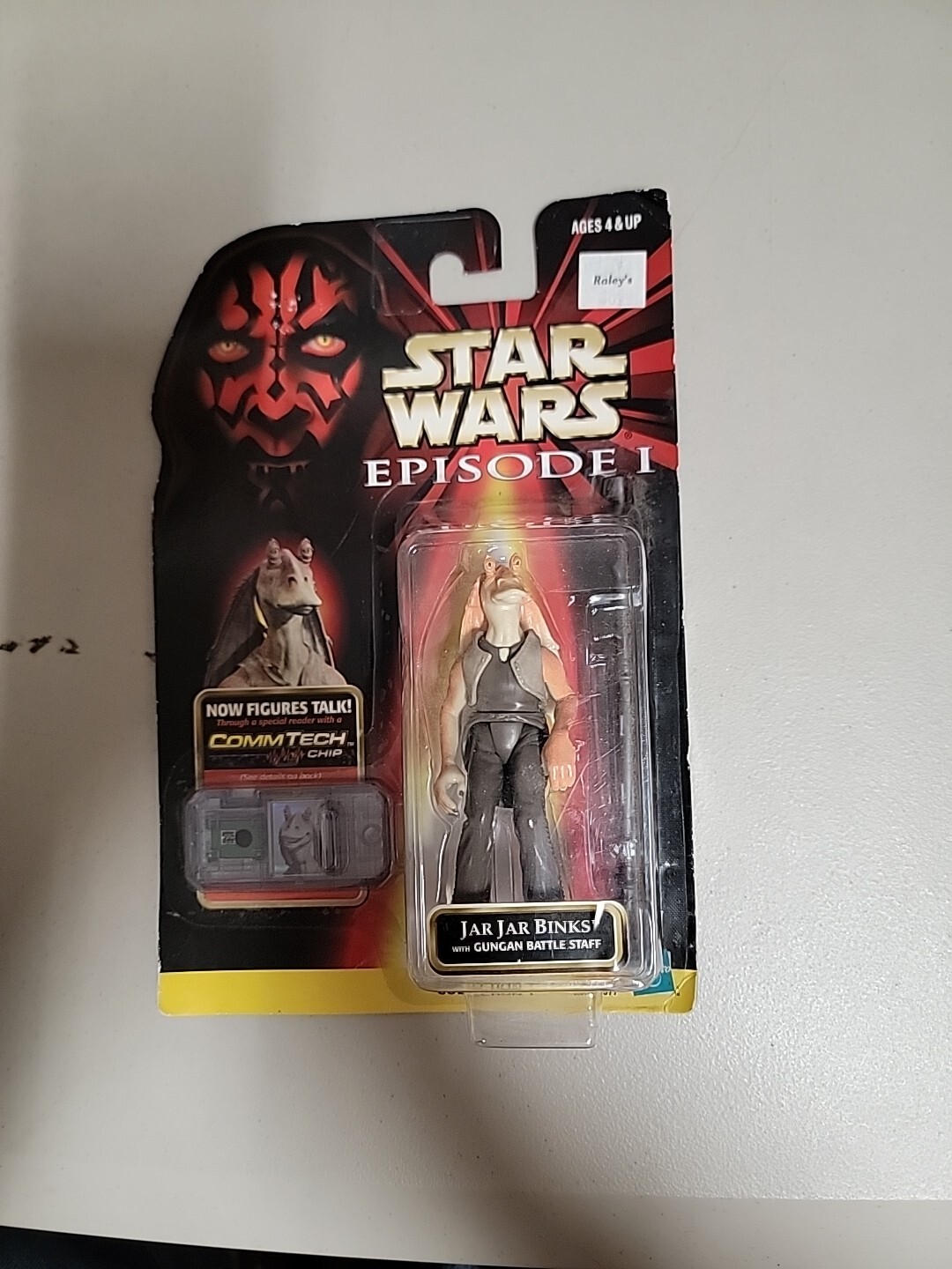 Vintage 1998 Star Wars Episode 1 Jar Jar Binks Action Figure w/Battle ...