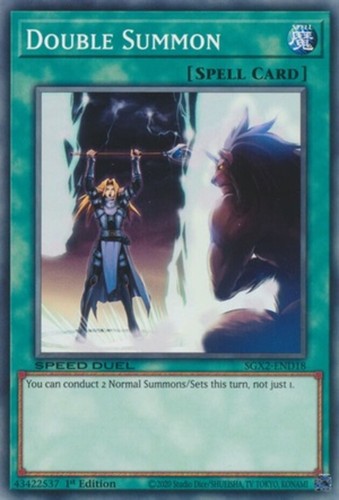 3 x Double Summon - SGX2-END18 - Common - 1st Edition Near Mint ...