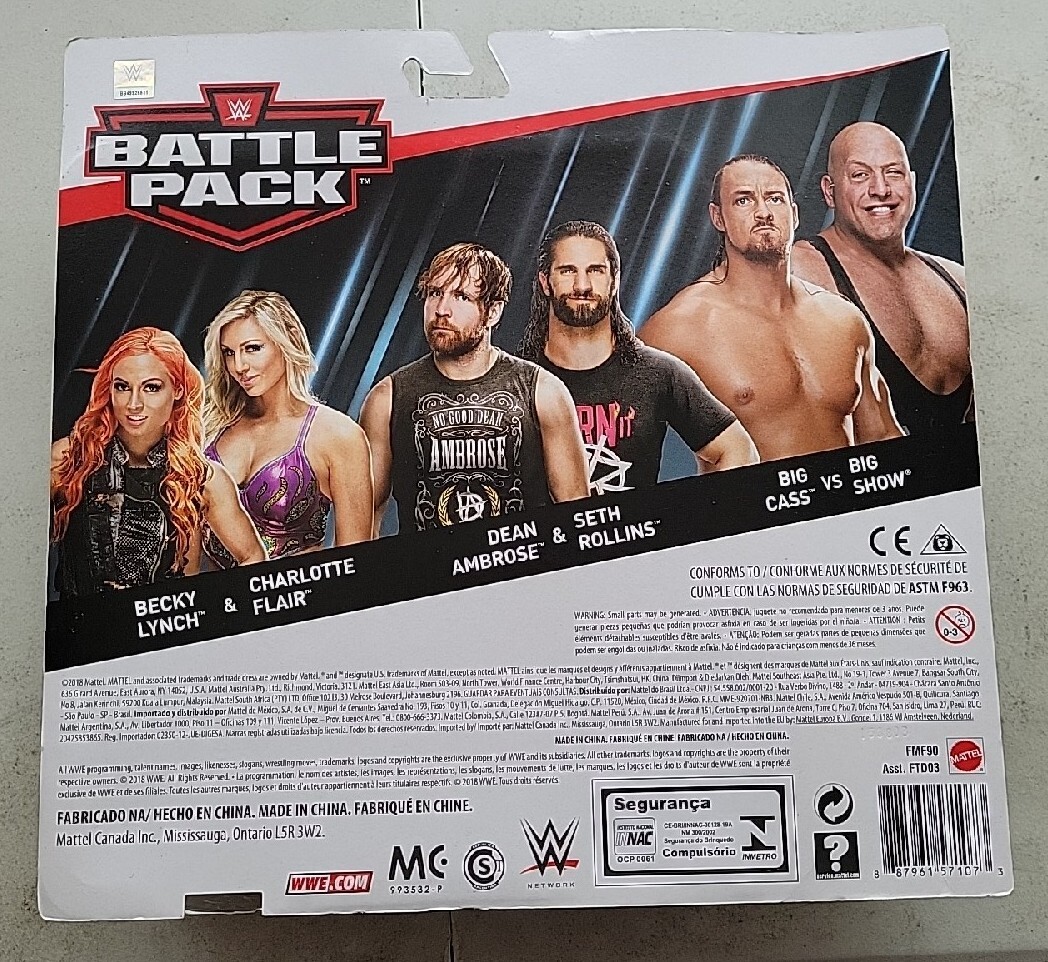 NEW WWE BATTLE PACK CHARLOTTE FLAIR VS BECKY LYNCH SERIES #55 ACTION ...