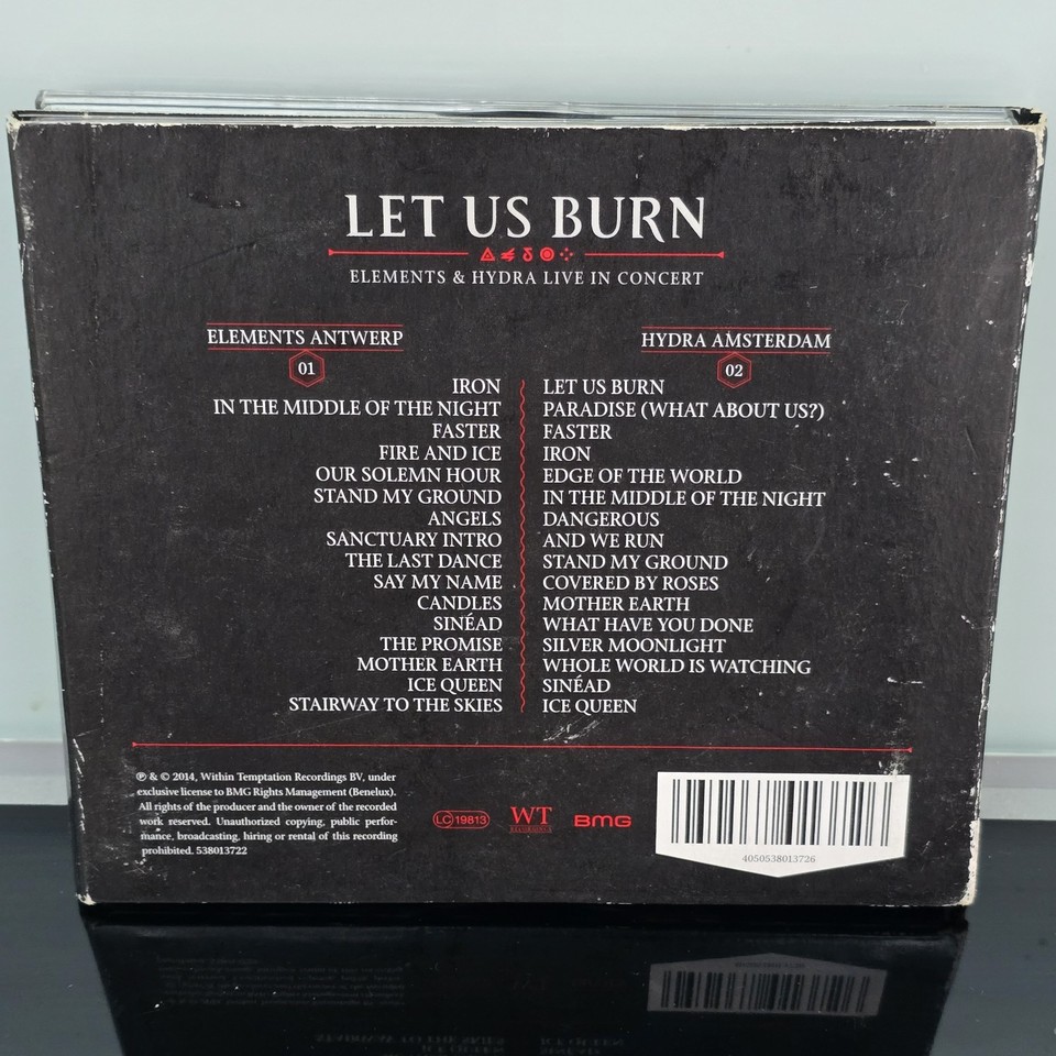 Within Temptation : Let Us Burn - Elements & Hydra Live in Concert CD ...