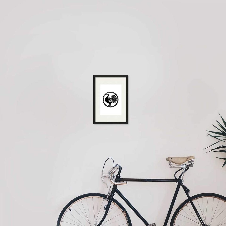 'Turkey in Circle Frame' Wall Posters / Prints (PP047186) | eBay UK