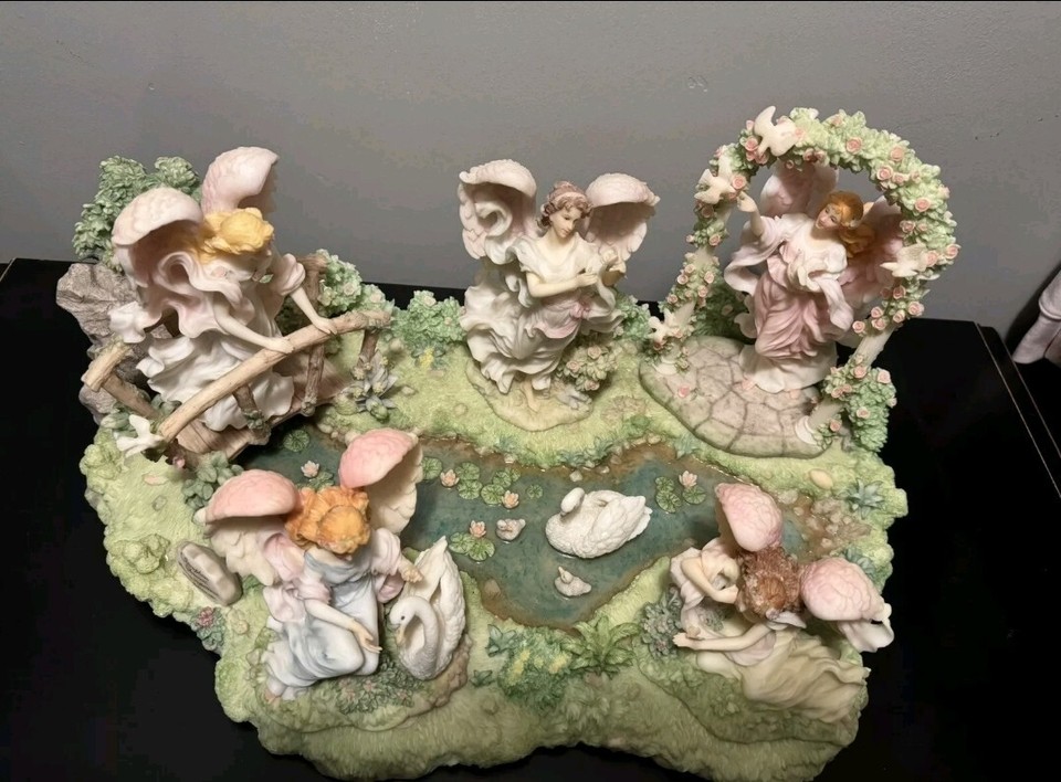 Seraphim Classics Angels “Heavenly Reflections” Display Pond #81476 ...